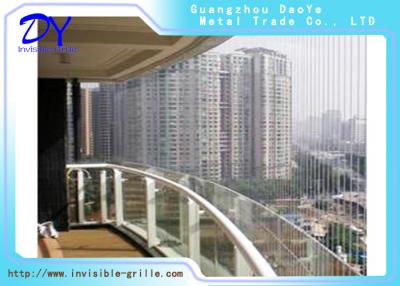 China Estándar inoxidable del GB del alambre de acero de la parrilla 316 invisibles de la ventana en venta