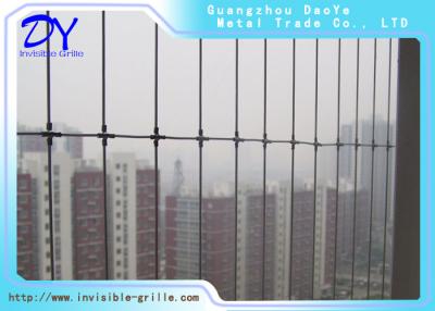 Cina Cavo invisibile lucidato di resistenza alla trazione del balcone della griglia 2.0mm di sicurezza del bambino in vendita