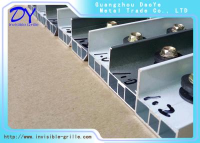 China Single Pad Window Invisible Grille Aluminium Rail Track 316 Wire for sale