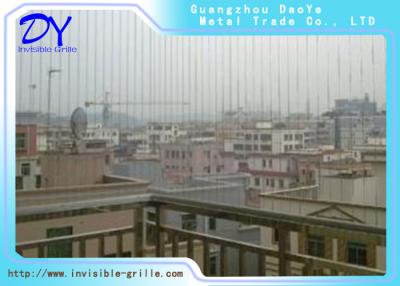 China 3m / Set Balcony Invisible Grille With Aluminum Frame Anti Falling for sale