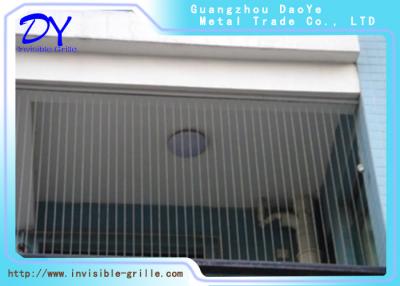 Cina pulizia facile della struttura di alluminio della griglia di Dia. Balcony Invisible del cavo di 2.5mm in vendita