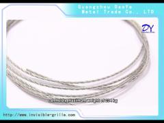 Teflon 316 Stainless Steel Wire 2.0mm Invisible Security Grille