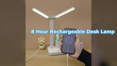 Rechargeable LED Desk Lamp Touch Control 8 Hour Battery