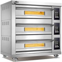 Quality Electric Bakery Commercial Oven Stainless Steel Three Layer 380V For Bread Shop for sale