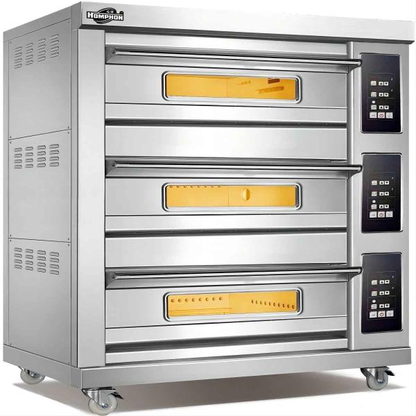 Quality Electric Bakery Commercial Oven Stainless Steel Three Layer 380V For Bread Shop for sale