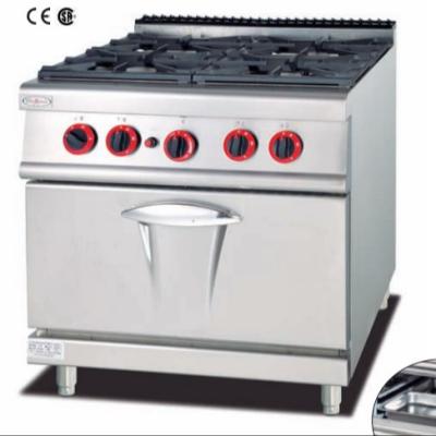 China Multi Function Combination Oven GH-987A Gas Range With Four Bunners / Gas Oven for sale