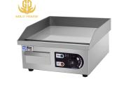 Quality Stainless Steel Electric Grill Griddle 1.5Kw Flat Top Hamburger Non Stick For for sale