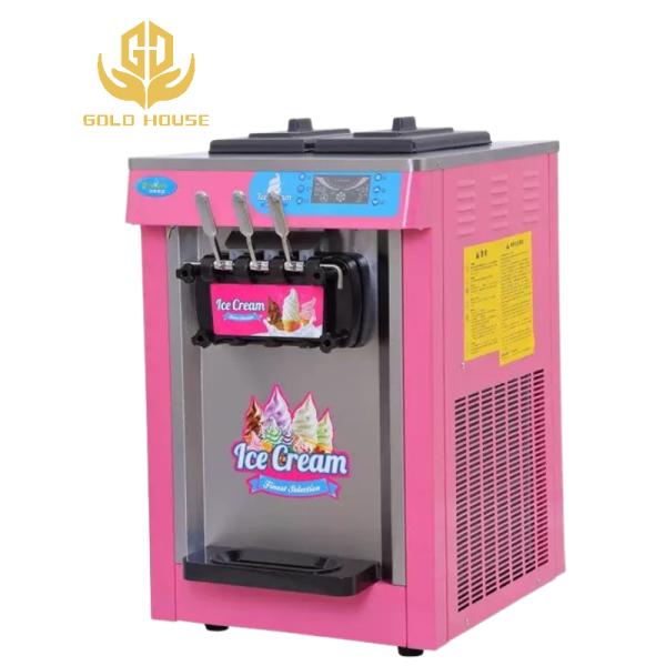Quality Multiple Flavor 6L Ice Cream Machine Restaurant Commercial 1850W For Summer Hot Day for sale