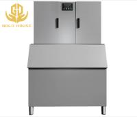 Quality Commercial Stainless Steel Ice Maker 2000 Pounds Per Day With 760 Ice Cube Trays for sale