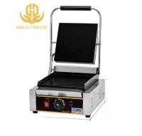 China Full Flat Electric Contact Grill 220V With Single Heating Surface for sale