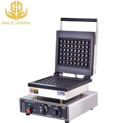 China One Plate Stainless Steel Construction Waffle Maker Ice Cream Cone Machine 1.75kw for sale