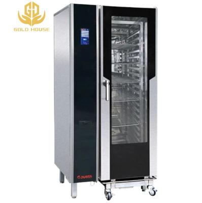 China Twenty Layer Touchscreen Commercial Electric Combi Oven 37KW With LED Lights for sale