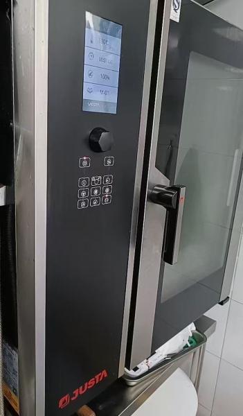 Quality LCD Version Kitchen Commercial Equipment Injection 10 Tray Combi Oven for sale