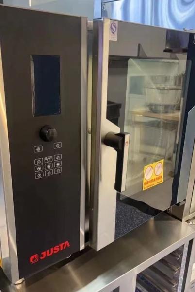 Quality LCD Version Kitchen Commercial Equipment Injection 10 Tray Combi Oven for sale