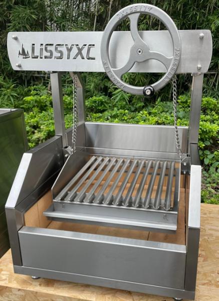 Quality CH-700 Argentine Adjustable Height Grill Fruitwood Heating Self Locking for sale