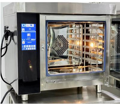 China 10 Trays Electric Combi Oven with Self-cleaning System and Touch Panel for Compact Kitchens for sale