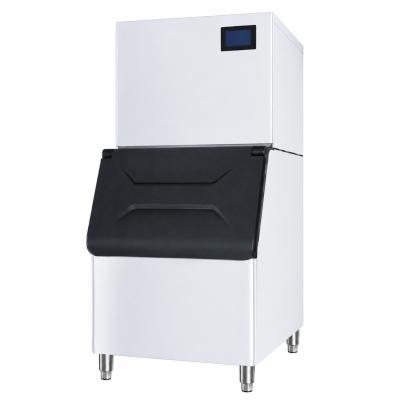 China 400LB Commercial Water Cooled Ice Machine Stainless Steel Ice Cube Maker 200KG/24H High Efficiency for sale