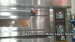 Commercial Baking Oven - High-Capacity, Multi-Layer Food Service Oven