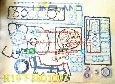 China diesel engine K19 KTA19 KTAA19 lower gasket set 3801007 for sale