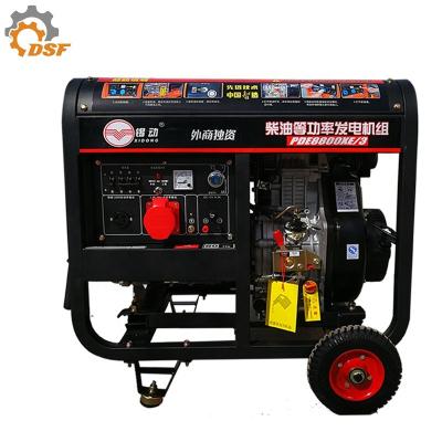 China Xidong air-cooled 5kw diesel generator portable with 186F engine power for sale