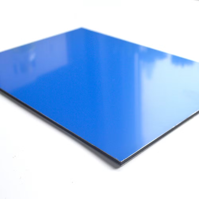 Sea Blue Aluminum Composite Panel close-up view