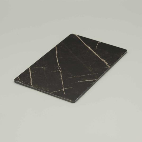 Quality Grey and Black Marble Finish ACP Sheet - Marble Aluminum Composite Panel for sale