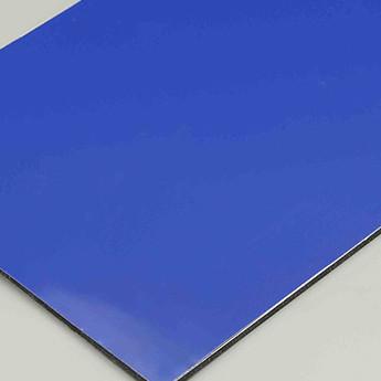Quality Uvproof Dark Blue Pvdf Aluminium Cladding Lightweight Fire Retardant Acp Sheet for sale