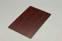 China Scratch-resistant  Yellow Walnut Aluminum Composite Panel 4MM wall cladding panels for sale