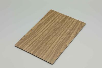China Scratch-resistant  Oak Wood Grain fireproof aluminium composite panel 4mm for sale