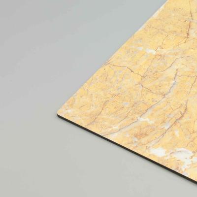 China Realistic White Granite Marble Aluminum Composite Panel for High-End Hotel & Bank Facades for sale