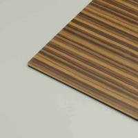 Quality Teak Wood Grain Aluminum Composite Panel | PVDF Coating ACP Sheet For Interior & for sale