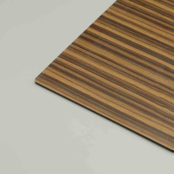 Quality Teak Wood Grain Aluminum Composite Panel | PVDF Coating ACP Sheet For Interior & Exterior Wall Cladding for sale