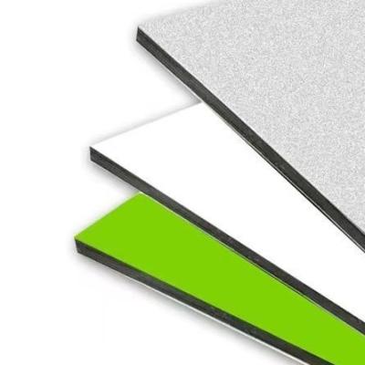 China PVDF Aluminum Composite Panel 4mm 1.22x2.44m Fireproof UV Resistant for sale