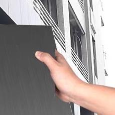 China Red  Scratch-resistant Interior Wall Paneling Aluminium Composite Panel for sale