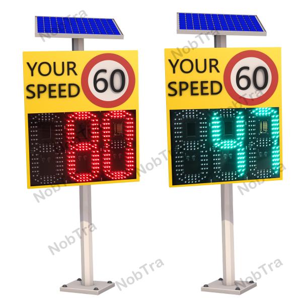 Solar-In-Radar-Drei-Digital-Display mit einem Linien-Display-Beacon-System