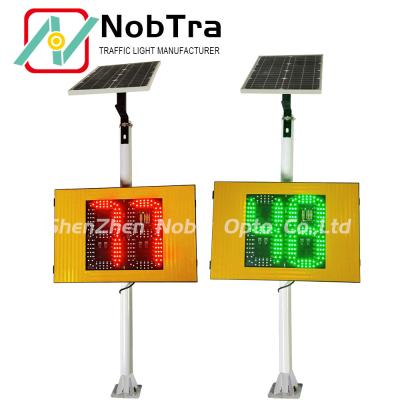 China Solar Powered Led Display Pole Mount Radar Speed Sign For Speed Measurement for sale