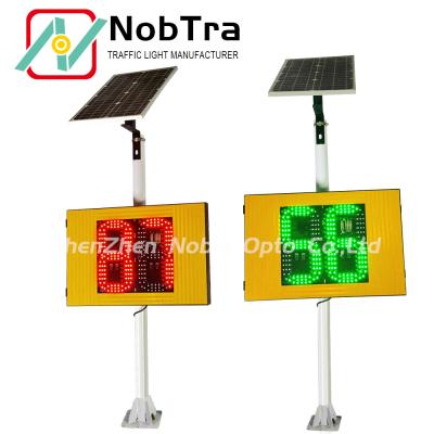 China Fácil instalação de sinal de trânsito solar integrado de radar com tipo de montagem de aro for sale