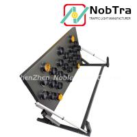 China 30M Wireless Control LED Rectangle Light Arrow Boards Solar Battery Powered for sale