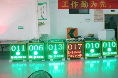 Cina Visibilità fino a 500 metri Segno di limite di velocità in lega di alluminio alimentato a energia solare in vendita