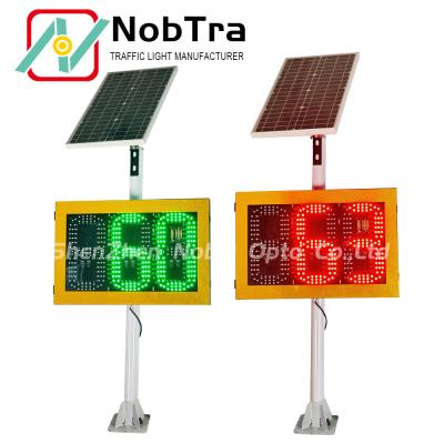 Cina Display a LED a energia solare segnali di velocità radar con connettività wireless in vendita
