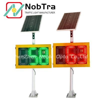 Cina Telefono APP Controllato Green Energy Driven Segnali di limite di velocità con 585 LED in vendita