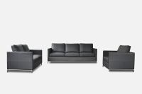 China Eastman Minimalist Waiting Area Sofa Reception Sofa With Solid Wood Frame for sale