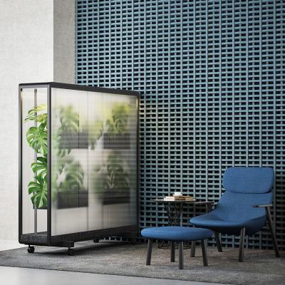 China Multi Functional Plant Room Divider With Rolling Casters Office Planter Dividers for sale