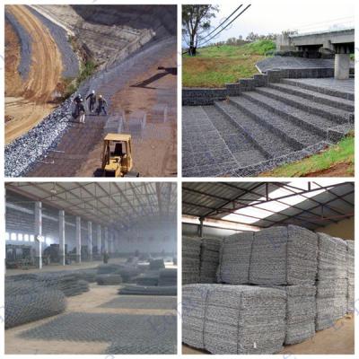 China PVC Coated Gabion Boxes Preventing Of Rock Breaking for sale