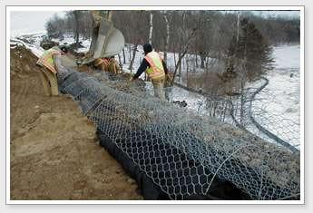 China Gabion box for river bank for sale