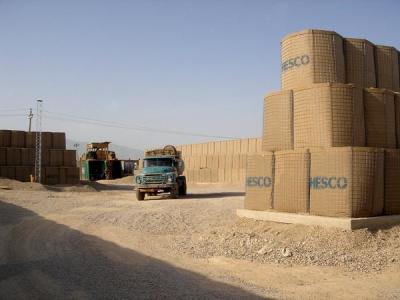 China Hot dipped galvanized protective structure hesco barriers for military security for sale