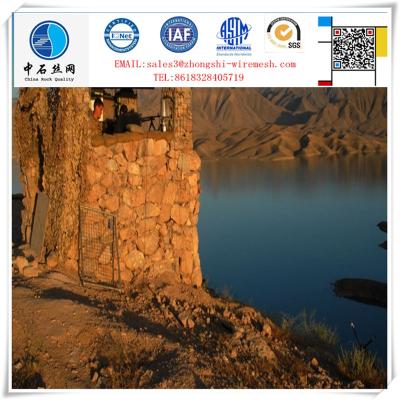 China Factary price Durable Galvanized gabion barrier for fortification for sale