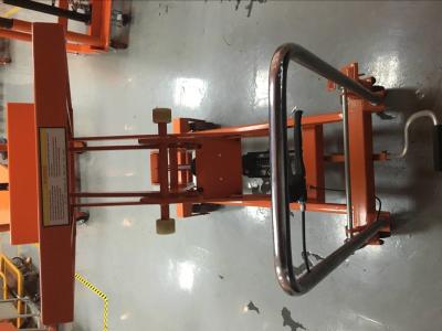 China Electric Motor Pallet Hydraulic Tilt Table , Compact Scissor Lift Cart 300 Kg Load Capacity for sale