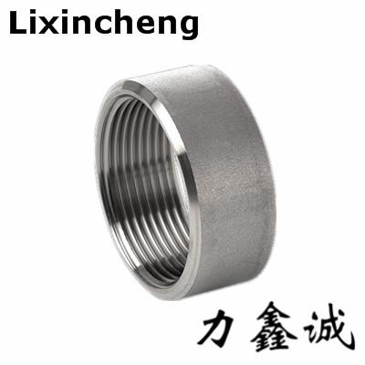 China Stainless steel pipe fittings full Coupling closed coupling thread Coupling CNC machine products NPT/BSP for sale