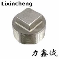 China Stainless Steel Pipe Fittings Round Hex Plug SS304 SS306 Thread Plug 1/2 Inch for sale